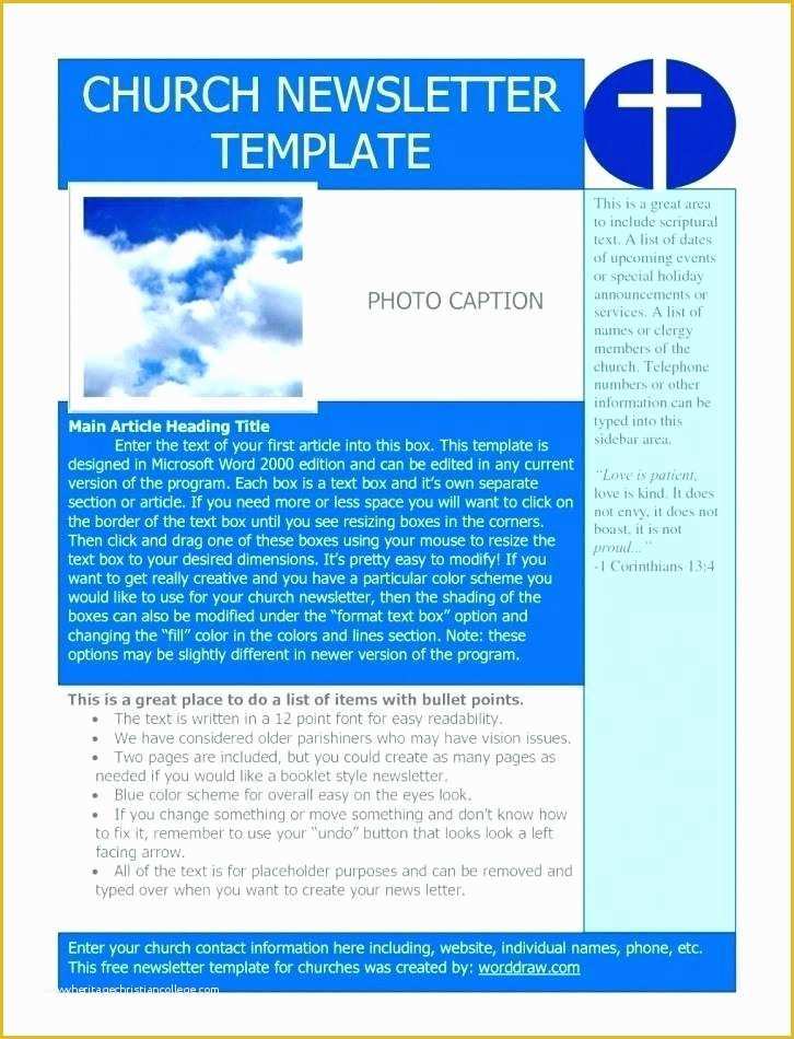 Free Church Bulletin Templates Microsoft Publisher Of Bulletin Template 