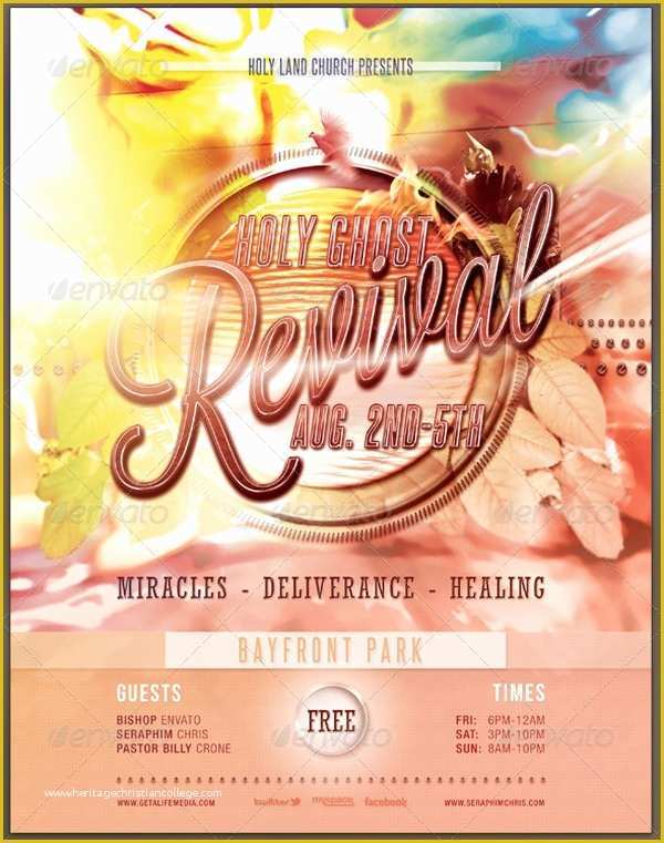 Free Revival Flyer Template