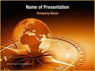 Free Compass Powerpoint Template Of World Directions Powerpoint ...