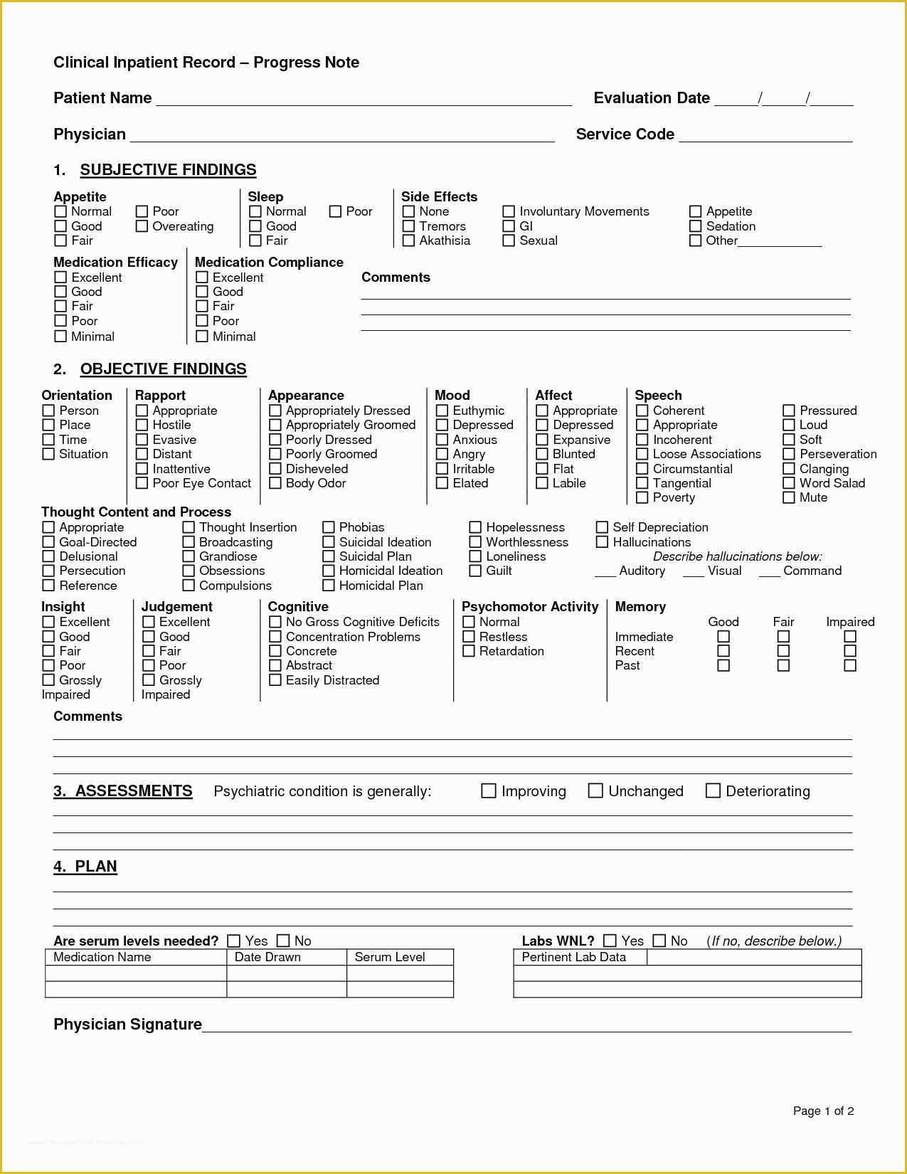 Free Dap Note Template Of Dap Notes Mental Health Dap Progress Notes 