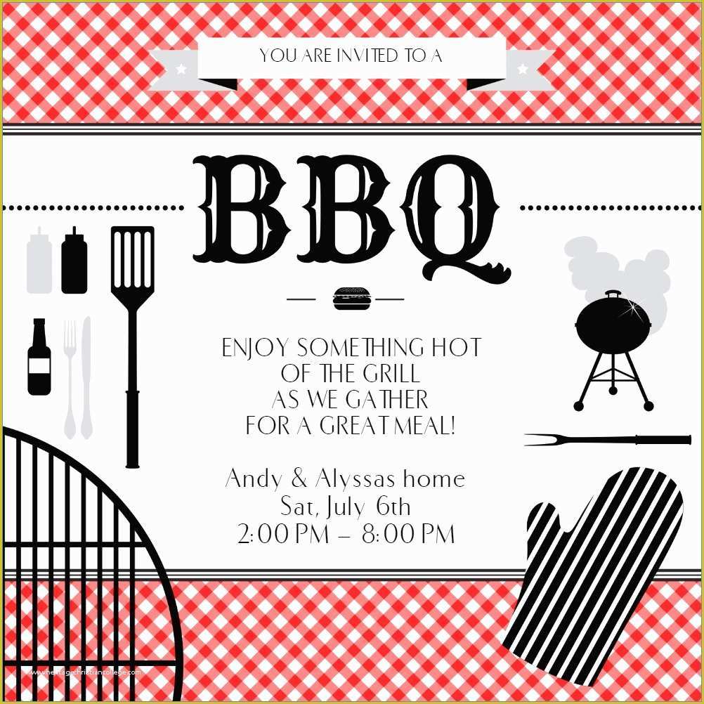 Free Downloadable Bbq Invitation Template Of 6 Best Of Bbq Clip Art 