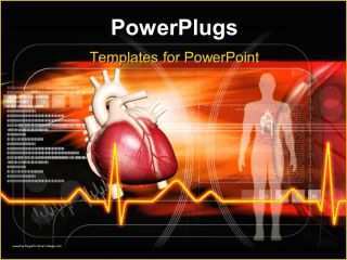 Free Ecg Powerpoint Templates Of Powerpoint Template Red Human Heart ...