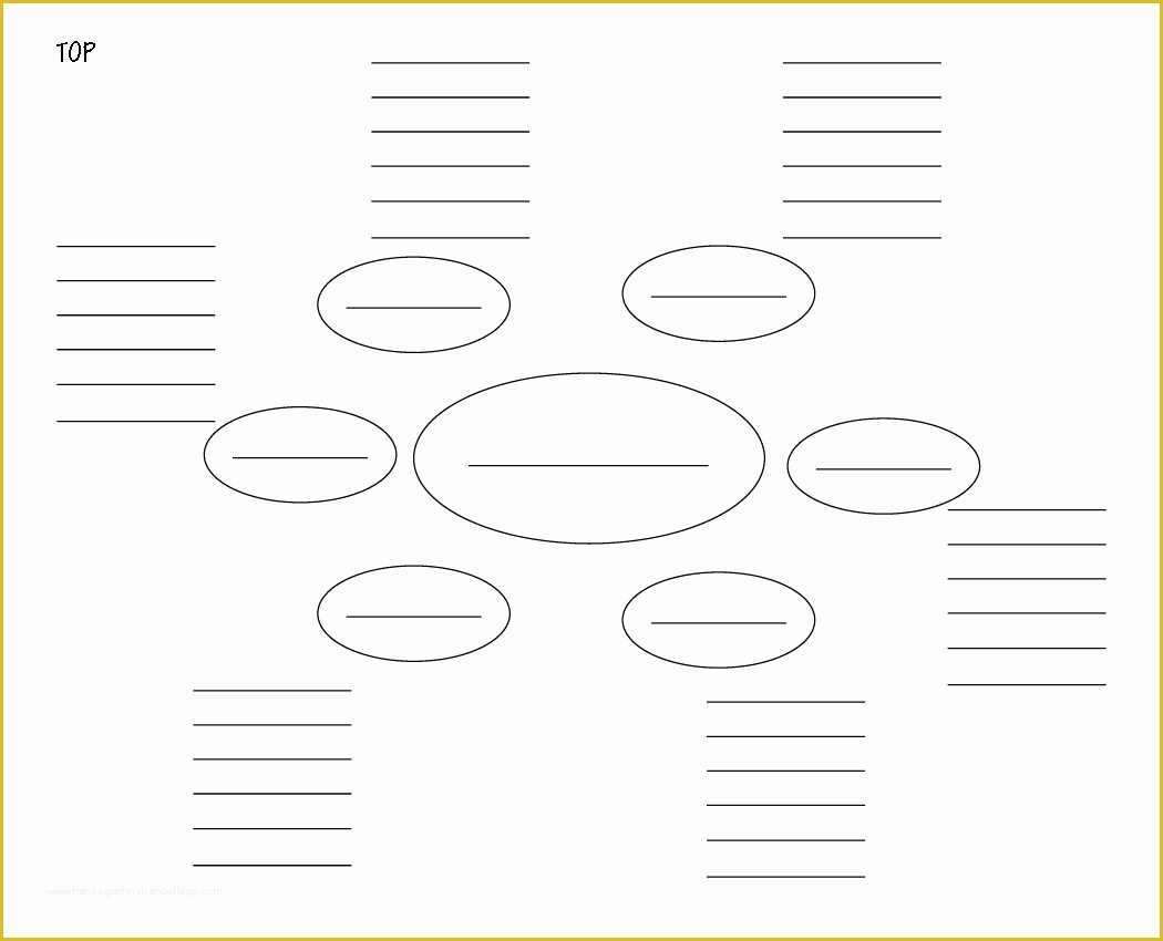 Free Editable Mind Map Template Of Mind Map Vector Download Free Vector 