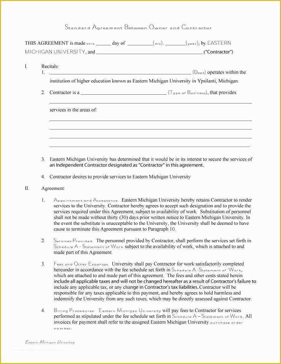 Printable Electrical Contract Template Printable World Holiday