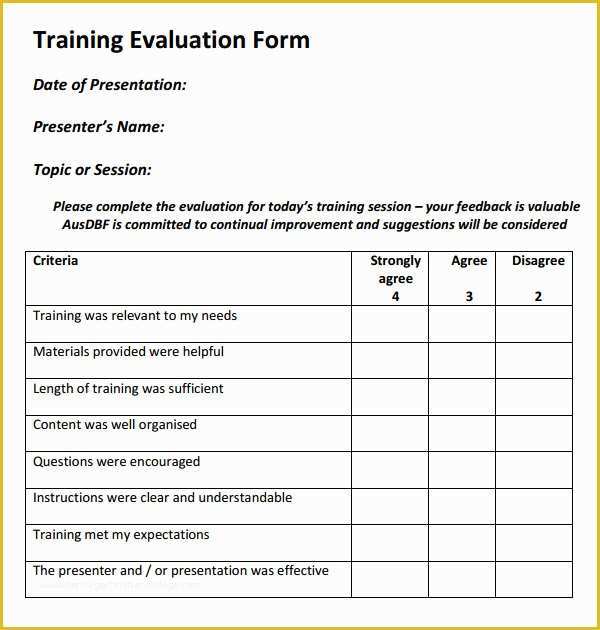 50 Free Employee Evaluation Template Word Heritagechristiancollege