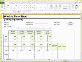 Free Excel Timesheet Template with formulas Of Timesheet Template Excel ...