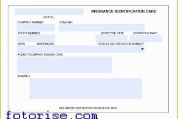 19 Free Fake Auto Insurance Card Template | Heritagechristiancollege