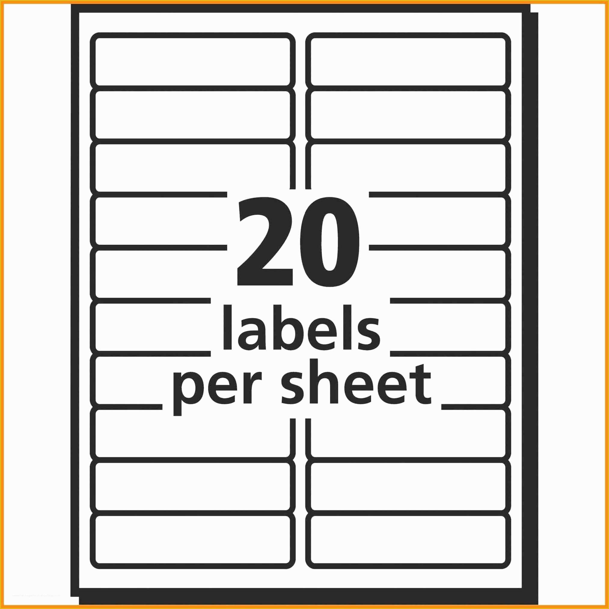 File Labels Free Printable File Fer Labels Template Avery 8366 File ...
