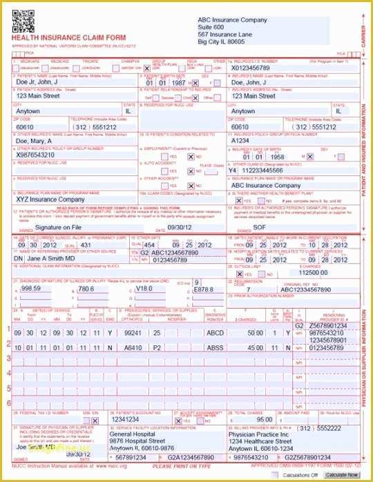 Fillable Cms 1500 Claim Form Printable Forms Free Online Fillable Cms 1500 Claim Form Printable Forms Free Online