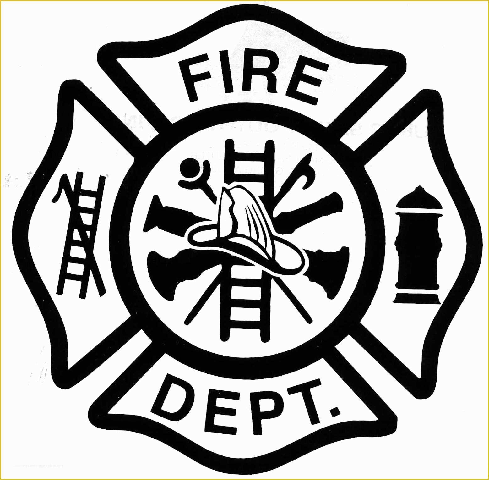 Free Fire Department Website Templates Of Firefighter Badges Coloring 