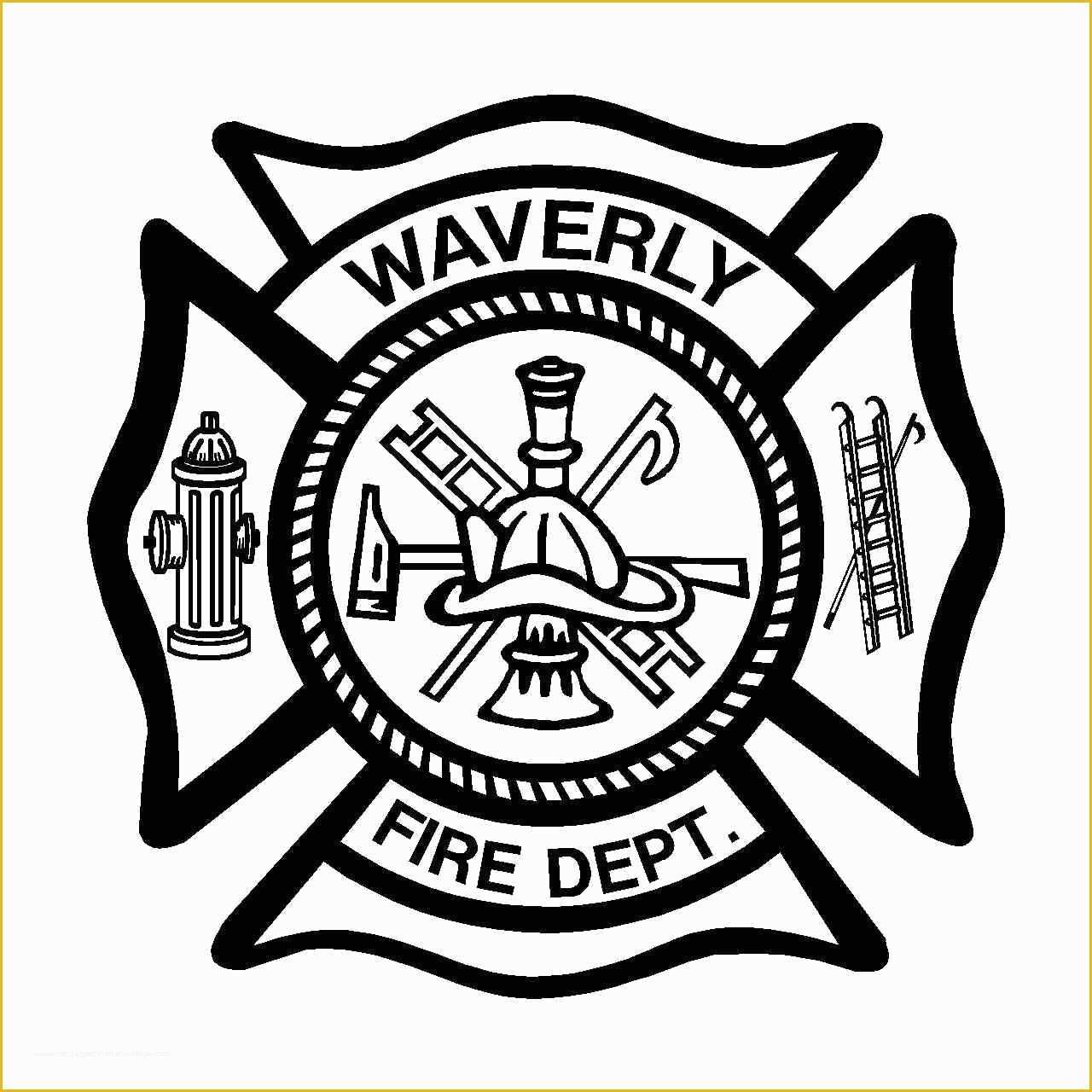 Free Fire Department Website Templates Of Maltese Cross Fire Vinyl 
