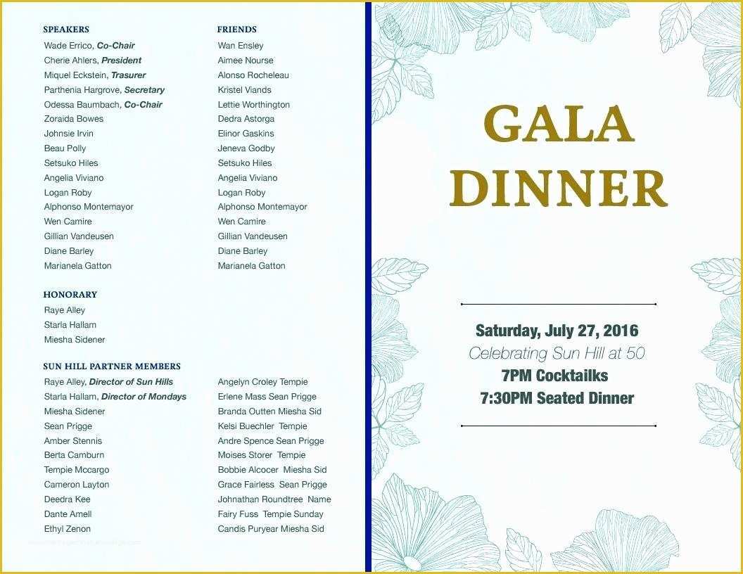 Free Football Program Templates Of Banquet Agenda Template Awards 