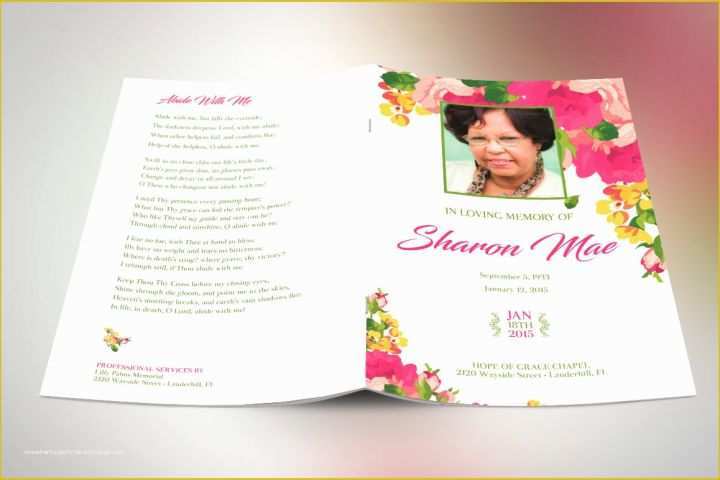 Free Funeral Program Template Microsoft Publisher Of 59 Beautiful ...