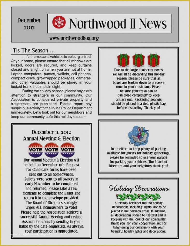 Hoa Bylaws Template