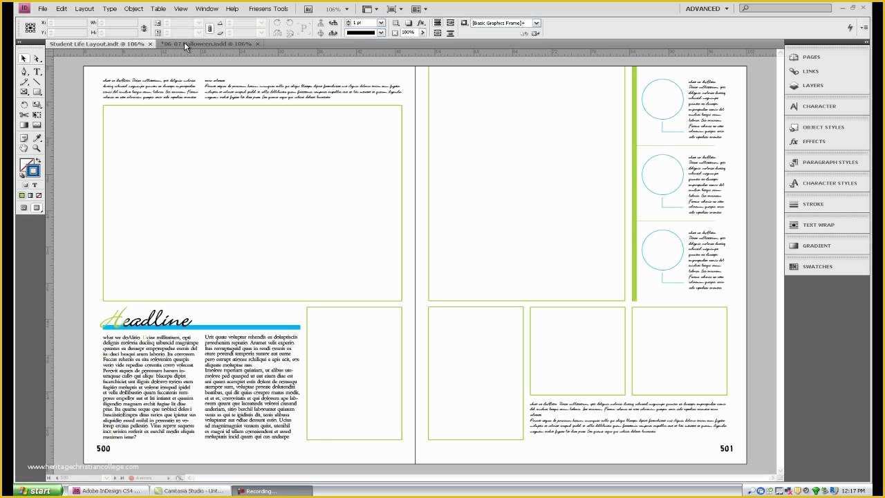 Free Indesign Yearbook Template