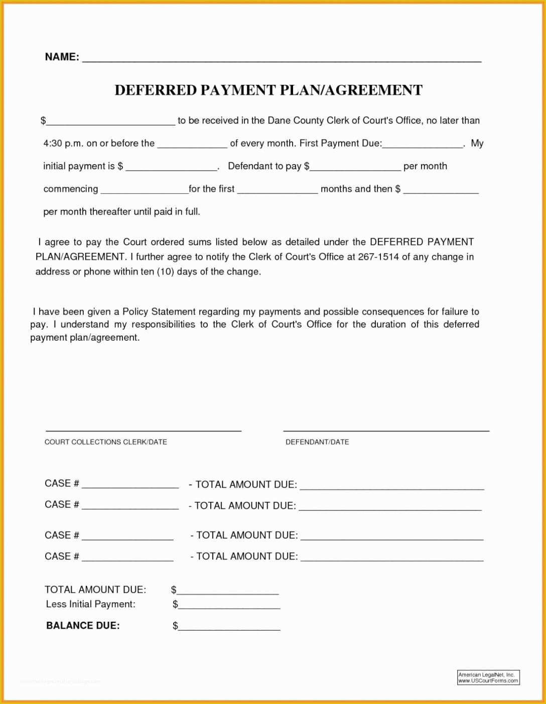 Free Installment Payment Agreement Template Of Payment Plan Agreement Free Installment Payment Agreement Template Of Payment Plan Agreement