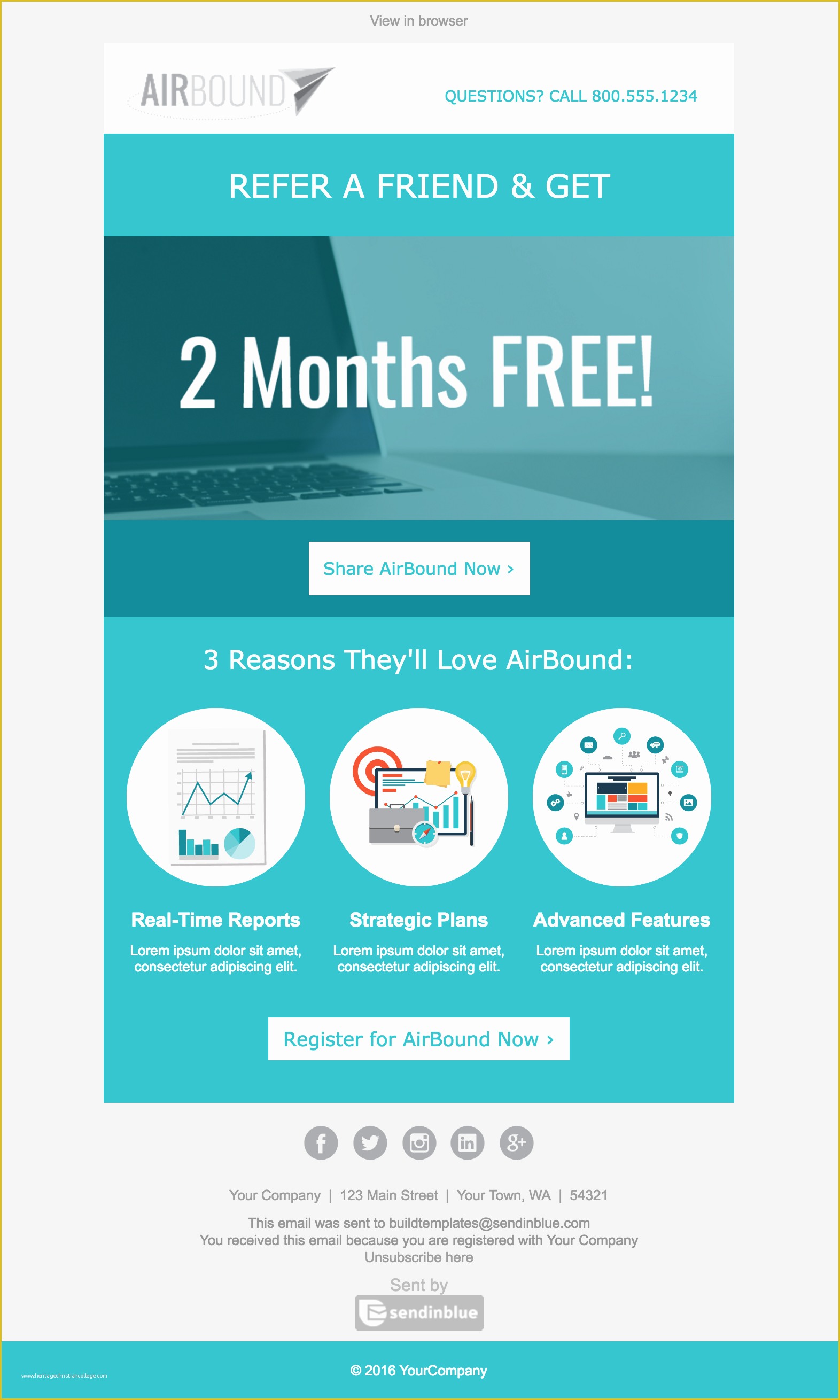 Interactive Email Template