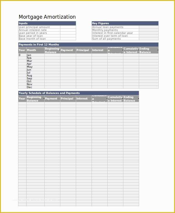 Free Loan Amortization Schedule Excel Template Of Amortization Schedule Free Loan Amortization Schedule Excel Template Of Amortization Schedule