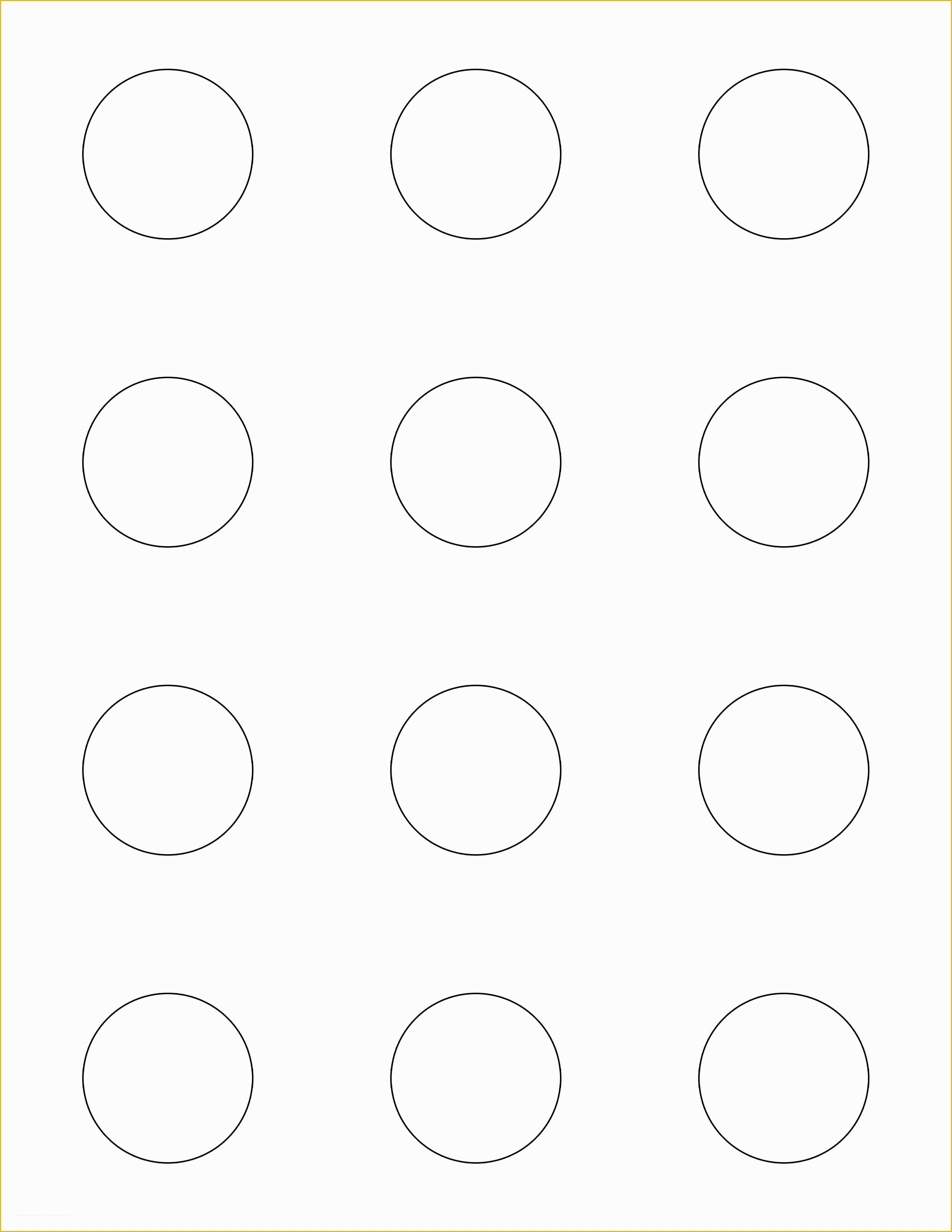 Printable Macaron Template