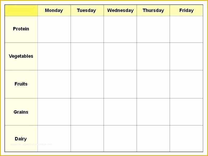 Menu Template For Google Docs