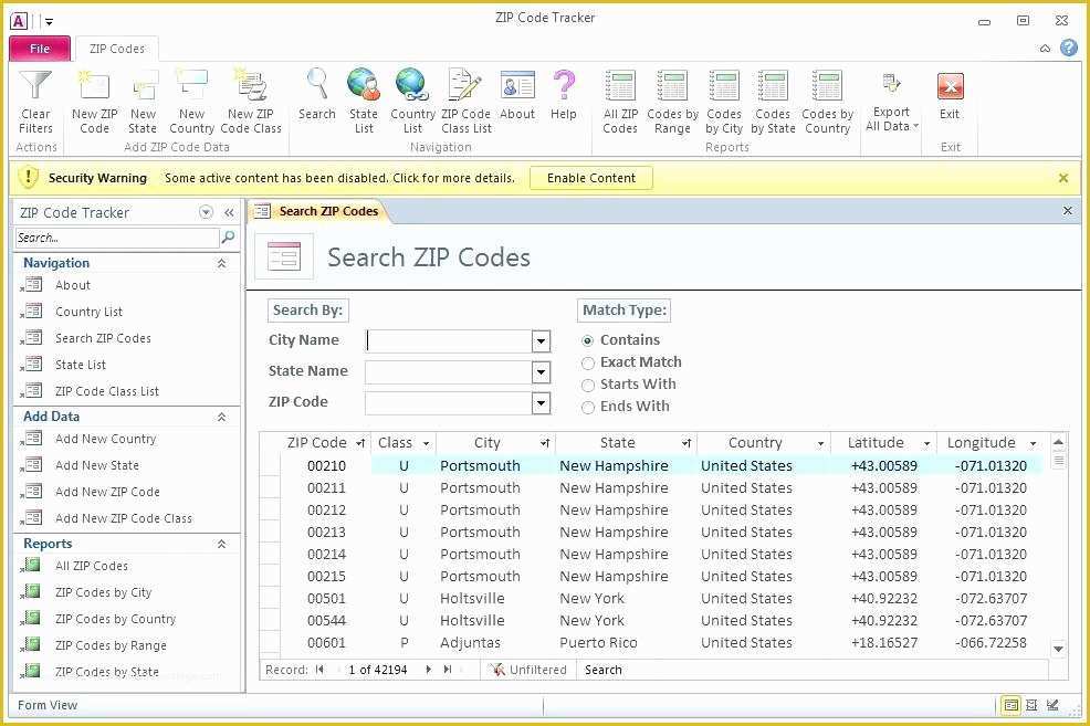 Free Microsoft Access Club Membership Database Template Templates 