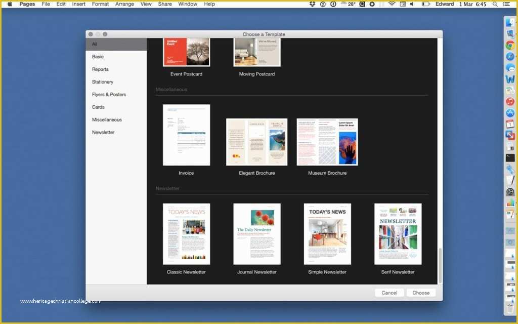 Free Newsletter Templates For Mac Pages Of Apple Mac Newsletter 