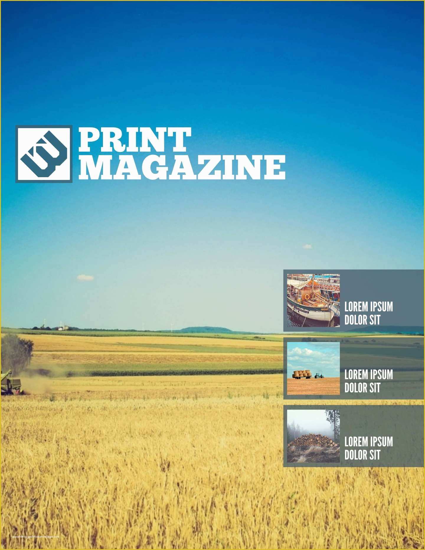 Free Online Magazine Template Of Free Magazine Templates Magazine Cover 