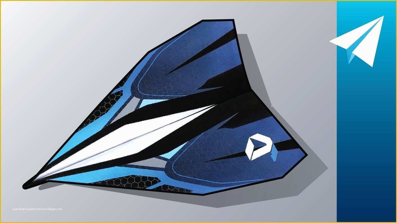 Free Paper Airplane Templates Of Easy Paper Airplane With A Free 