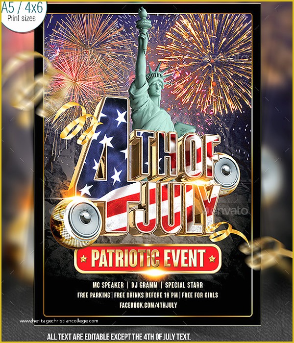 Free Patriotic Flyer Template Of 25 Printable Flag Flyer Templates Free 