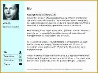 Free Personal Trainer Bio Template Of Resume Bio Example 6 Writing A ...