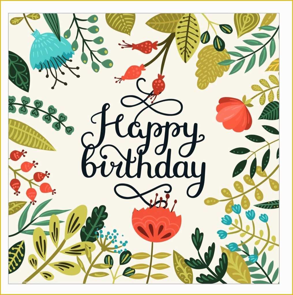 Free Photo Birthday Card Template Of Printable Birthday Cards 