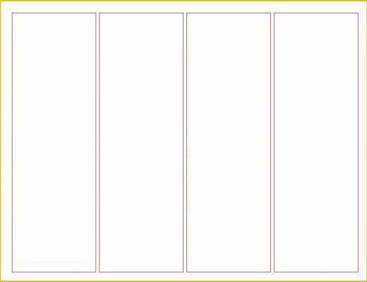 Free Printable Bookmarks Templates Of Blank Bookmark Template for Word ...