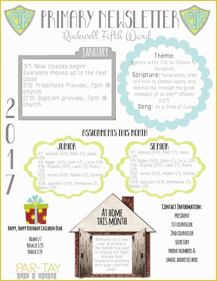Free Printable Newsletter Templates For Church Of 1000 Church Ideas On 