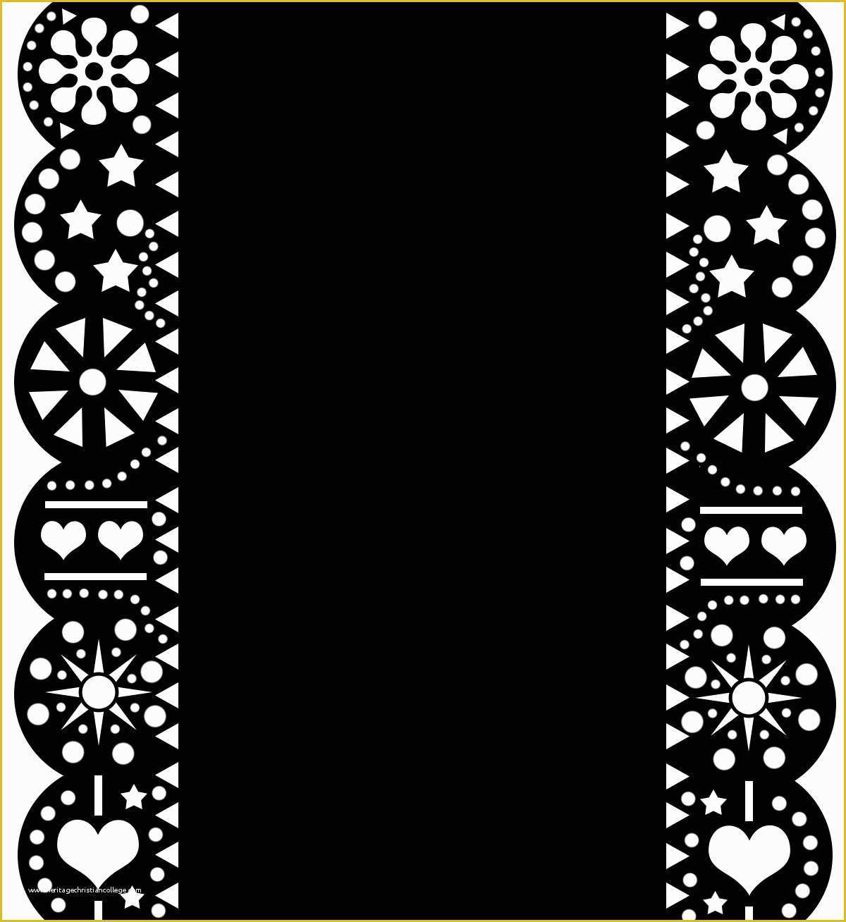 Papel Picado Template Printable Printable Word Searches
