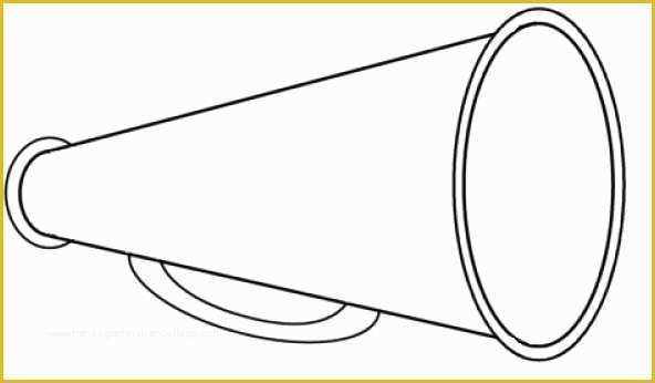 Free Printable Paper Megaphone Template Printable Templates