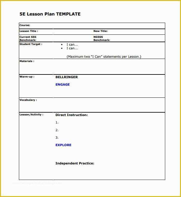 Free Printable Simple Business Plan Template Of Sample Simple Lesson 