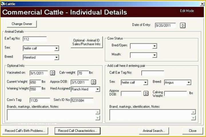 Free Record Keeping Templates Of 14 Lovely Free Cattle Record Keeping ...