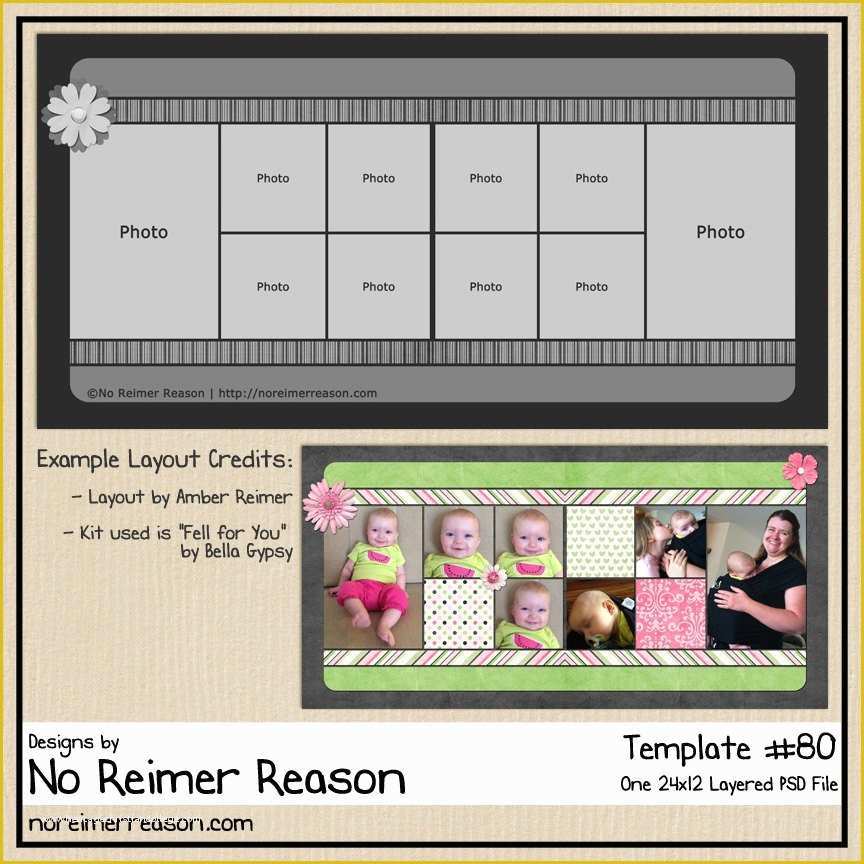 Free Scrapbook Templates For Photoshop Of 12 12 Digital Scrapbook 