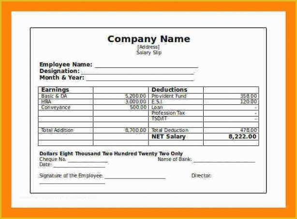 51 Free Self Employed Pay Stub Template Heritagechristiancollege