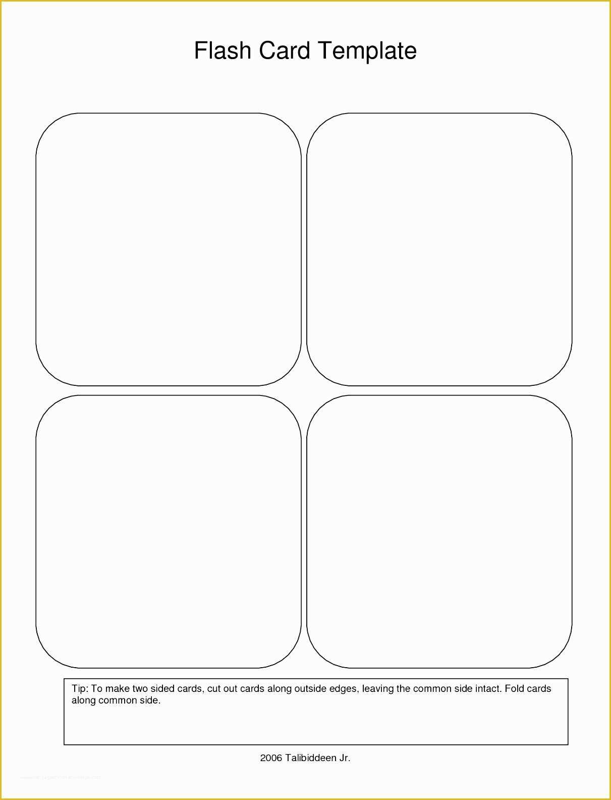 Free Template To Make Flash Cards Of 9 Free Printable Flash Card 