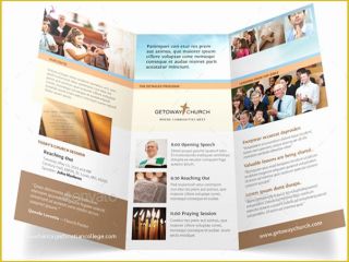 Free Tri Fold Church Bulletin Templates Of 10 Popular Church Brochure ...