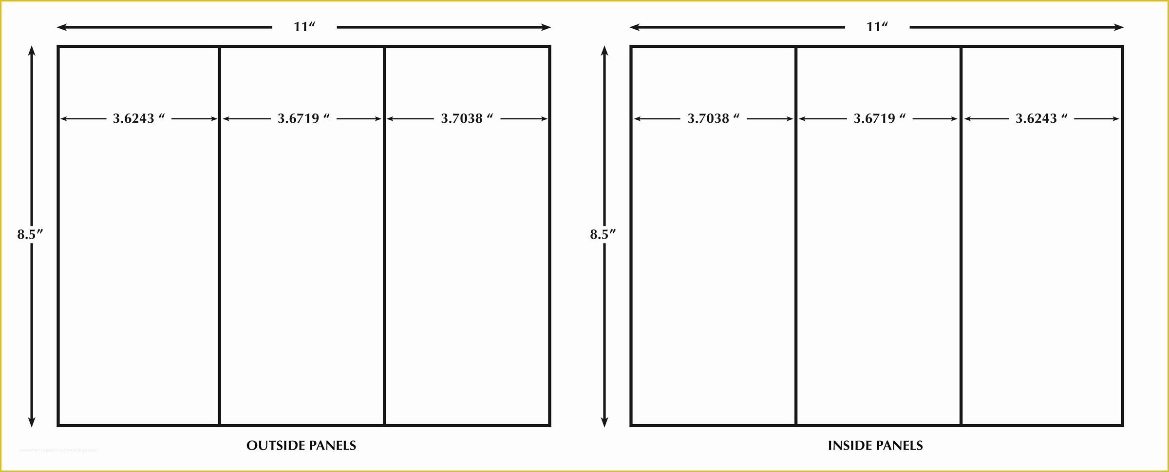 Free Tri Fold Template Of 13 Best S Of Indesign Tri Fold Brochure Size 