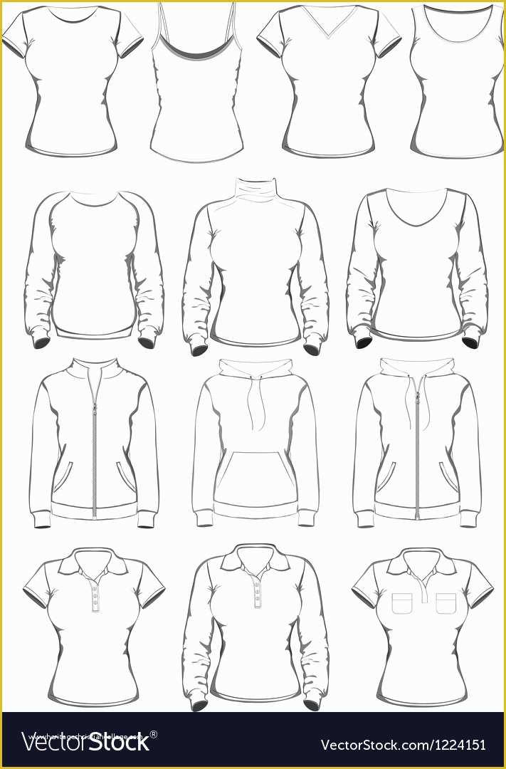 Free Vector Clothing Templates Of Free Blank T Shirt Templates 