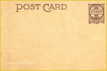 Free Vintage Postcard Template Of 10 Best Of Free Vintage Postcard Back ...