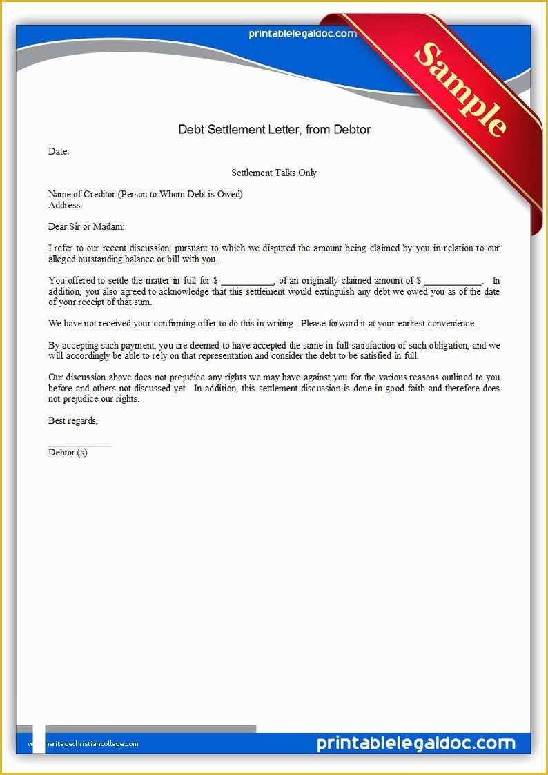 Sample Letters To Debt Collectors