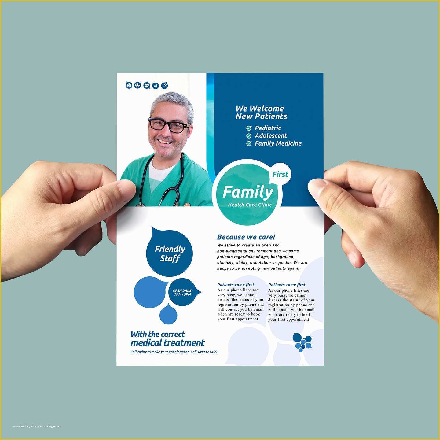 Health And Wellness Flyer Template