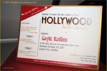 Hollywood themed Invitations Free Templates Of Hollywood Prom ...