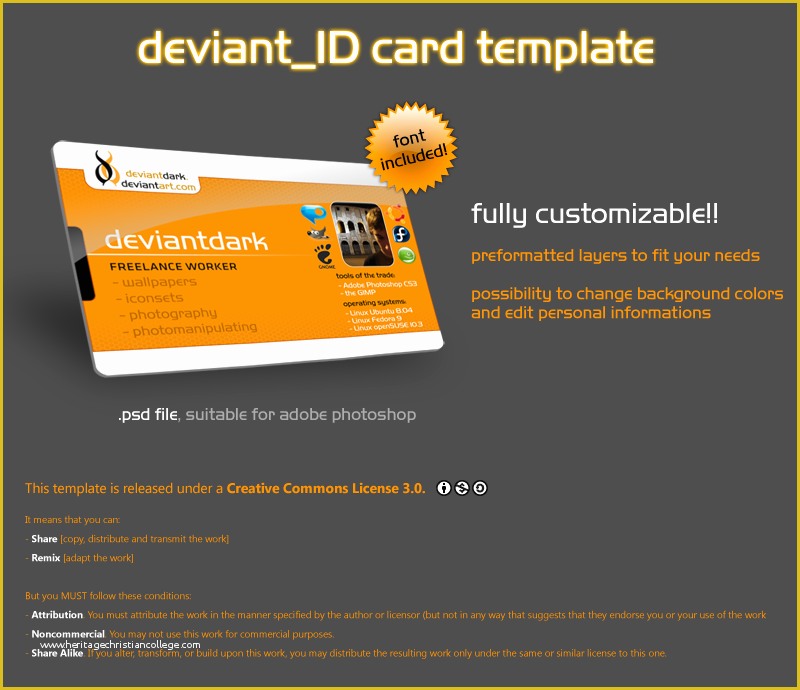 Vertical Id Card Template Free Download Word Courtoke