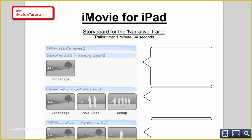 IMovie Templates Free Of IMovie Trailer Storyboards From 