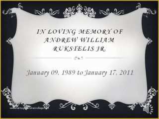 In Loving Memory Template Free Of In Loving Memory Powerpoint Template ...